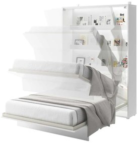 LENART Výklopná postel BED CONCEPT BC-04 140x200 Kašmír: šedá