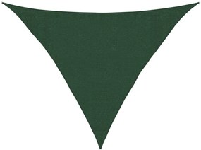 Stínící plachta 160 g/m² tmavě zelená 3,5 x 3,5 x 4,9 m HDPE 311477