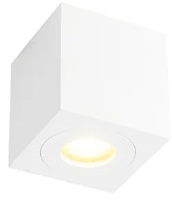 Moderní koupelnový bod bílý čtverec IP44 - Capa