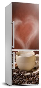 Wallmuralia Nálepka na ledničku fototapeta Aromatická káva 60x180 cm