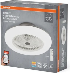 Osram - LED Stmív. stropní svítidlo s ventilátorem SMART+ LED/75W/230V Wi-Fi +DO