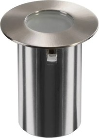 LA 1008842 TRAIL-LITE® 60 samostatné svítidlo do země, 3000 K, IP67, kulaté, nerezová ocel / hliník - BIG WHITE (SLV)