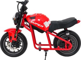 Elektrická motorka SUPERMOTO červená