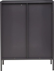 Šedá ocelová vitrína 80x102x40 cm Acier – Premier Housewares