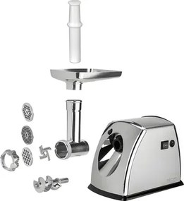 MPM MMM-07M stříbrná / Mlýnek na maso / 1800 W / 3 disky