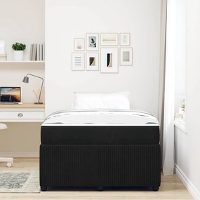 Rám postele Černá 120 x 190 cm textil 3398375