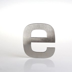 Domovní číslo popisné Nerez EUROMODE písmeno "e"