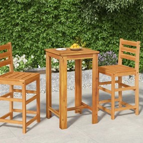 vidaXL Zahradní barový stůl 60 x 60 x 105 cm masivní akáciové dřevo [319700]