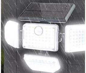 Verk Group Solární lampa 181 led se soumrakovým senzorem pohybu + dálkové ovládání zahradní pouliční lampy