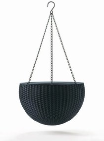 Keter Květináč Keter Hanging Sphere grafitový KT-610123