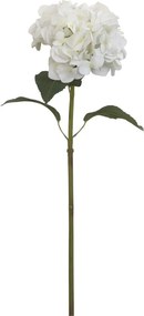 Dekorace umělá bílá květina Hortenzie Hydrangea white - 85 cm