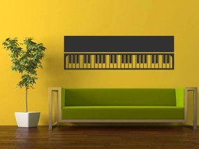 Samolepka na zeď Piano 008
