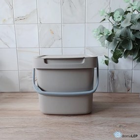 ÚLOŽNÝ BOX S PLASTOVOU KAPSIČKOU varianta: světle hnědý 3l