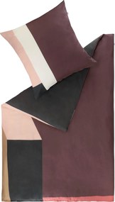XXXLutz OBOUSTRANNÉ POVLEČENÍ, satén, antracitová, krémová, světle růžová, červenohnědá, 155/220 cm Schöner Wohnen - Online Only povlečení - 003021075802