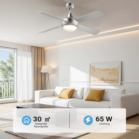 Stropní ventilátor Wiltec – 130 cm (65054)