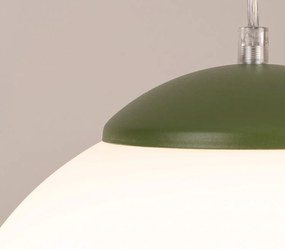 Sollux Lighting Závěsné svítidlo UGO 20 olivově zelené