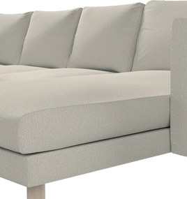 Potah na pohovku IKEA Norsborg 4-místná se šezlongem barva béžová látka pletený vzor