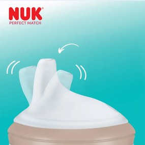 Kojenecká láhev na učení NUK Perfect Match 150 ml Hippo