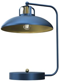 Stolní lampa FELIX 1xE27/60W/230V modrá