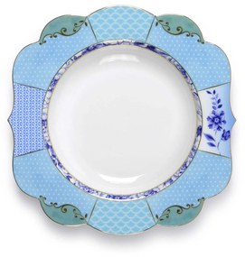 Pip Studio Royal Multi hluboký talíř Ø23,5cm, modrý (hluboký talíř)