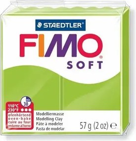 FIMO Modelovací hmota Soft jablkově zelená / 56 g / pečení 110 °C / 30
