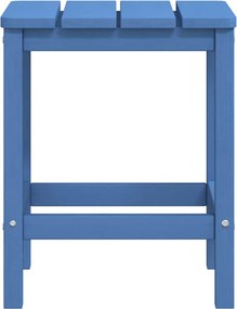 Zahradní křesla Adirondack + podnožka/stolek HDPE akvamarínová 3095715