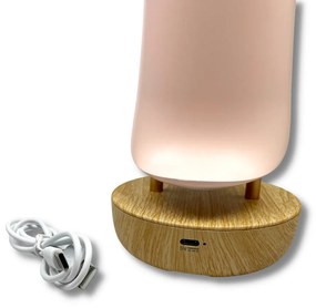 Dětská lampa - Tukan - růžová barva