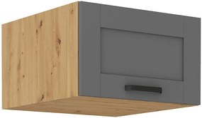 Kuchyňská skříňka LUNA 60 NAGU-36 1F korpus: dub artisan, barva dvířek: šedá DUST