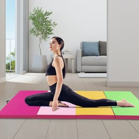 Costway 300 x 117 x 5 cm měkká podlahová rohož z umělé kůže