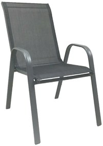Zahradní židle MAJORKA 55 x 65 x 90 cm šedá