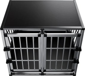 Juskys Alu přepravka pro psy XL