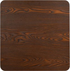 Bistro stolek tmavě hnědý 50 x 50 cm MDF 286428