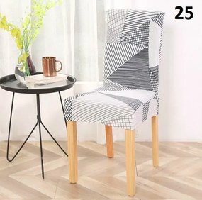 Elastické moderní potahy na židle Motiv: 25