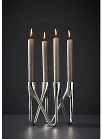 Morsø Svícen ROOTS Chrome (na 4 svíčky)