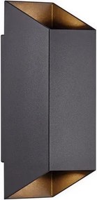 Venkovní nástěnné svítidlo NORDLUX Nico Square 22 IP54 GU10 2x70W černá 2218221003