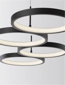LED lustr Magnus 84 černé