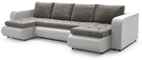 Casarredo - Komfort nábytek Rozkládací sedací souprava do U PETRONELI s úložným prostorem, Soft 17/Lawa 5