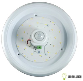 LED stropní svítidlo 12W s pohybovým PIR čidlem - Denní bílá  - Ecolite - LED lustry a svítidla > LED stropní svítidla > LED stropní svítidla
