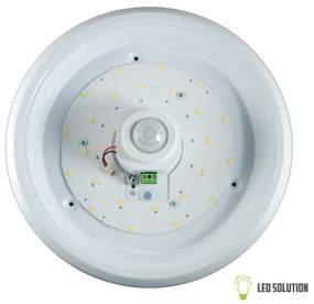 Ecolite LED stropní svítidlo 12W s pohybovým PIR čidlem Barva světla Teplá bílá WHST78LED-3000