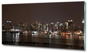 Wallmuralia Foto obraz sklo tvrzené New York noc 100x50