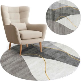 TZ Kruhový vzorovaný koberec Stela Rozměr: 90 cm