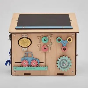 BUSYKIDS Activity board Domeček Mini / Motorická deska / od 1 roku