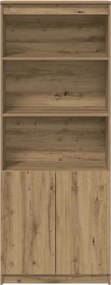 Vysoká deska Artisan Dub 70x35x180 cm kompozitní dřevo 3328479