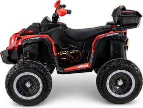 LEAN CARS Čtyřkolka na akumulátor XW-08 4x4 45 W červená