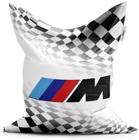 Sedací vak Classic MPERFORMANCE šachovnice, bílá / černá