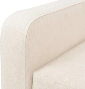 2místná pohovka textil krémově bílá 245450