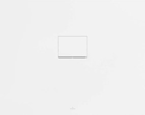 Villeroy & Boch Squaro Infinity - Sprchová vanička, 100x80 cm, Stone White UDQ1080SQI2BV-RW