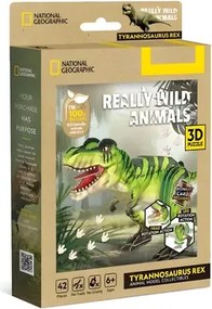 CUBICFUN 3D puzzle National Geographic: Tyrannosaurus Rex / 42 dílků /