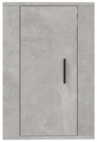 Nástěnná TV skříňka betonově šedá 40 x 34,5 x 60 cm - Default Title
