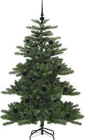 Umělý Skládací Vánoční Strom Zelená 150 cm PVC a ocel 3397654